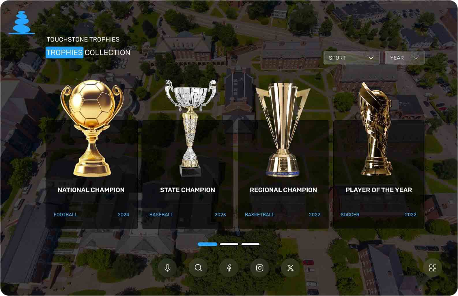 Touchstone Digital Solutions - Interactive Digital Hall of Fame