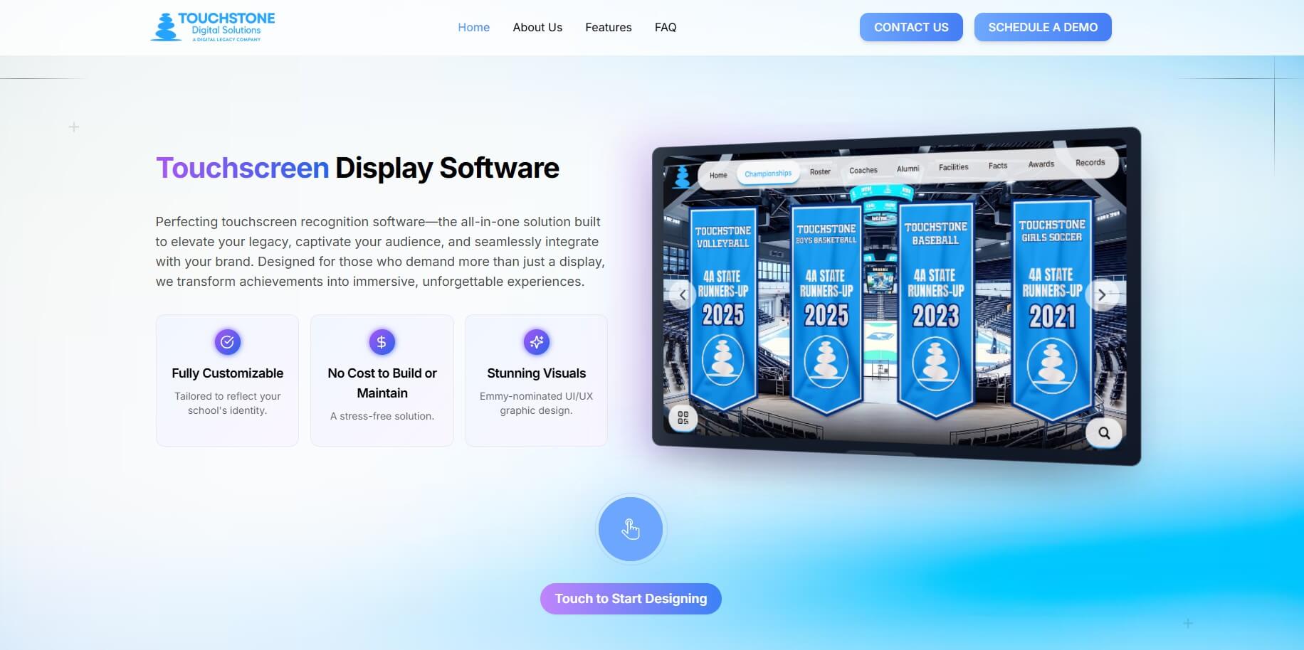 Touchstone Digital Solutions - Interactive Digital Hall of Fame